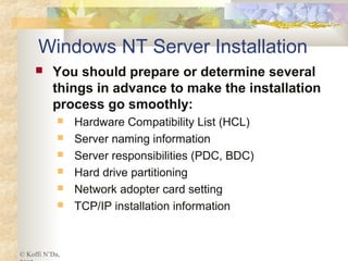 Configuring The Network Server | PPT