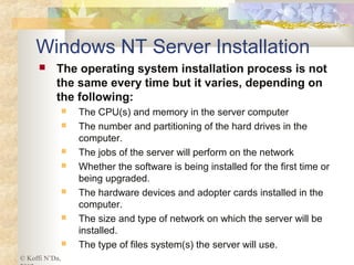 Configuring The Network Server | PPT