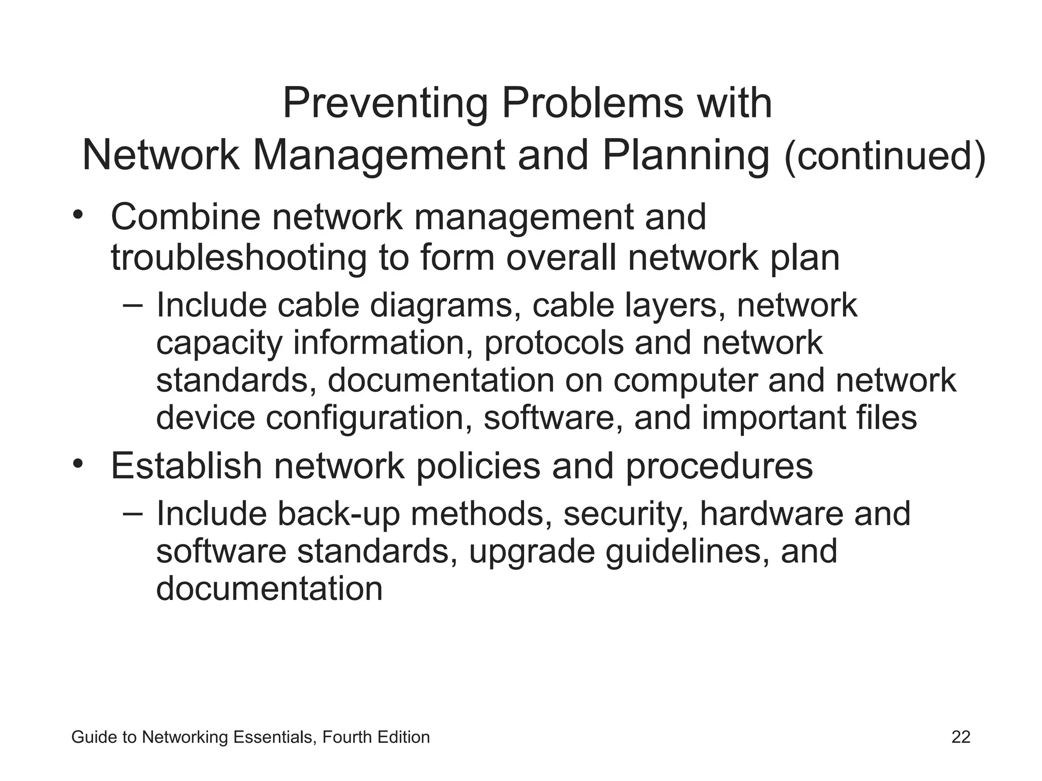 The Basics of Network Troubleshooting | PPT