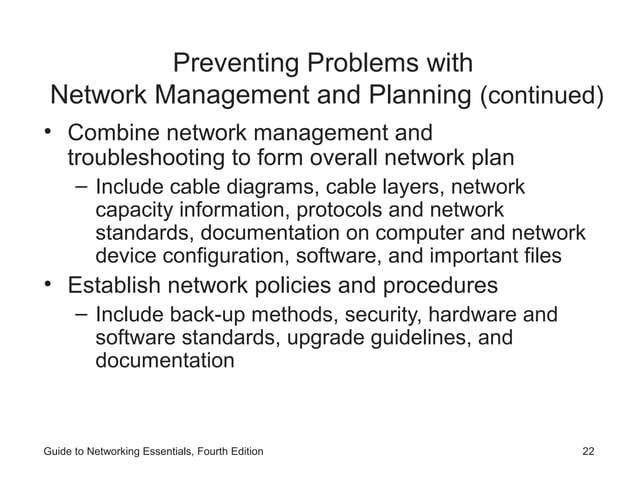 The Basics of Network Troubleshooting | PPT | Operating Systems | Computer Software and Applications