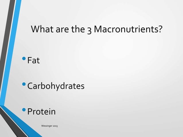 The Macronutrients' Role in Physical Performance | PPTX