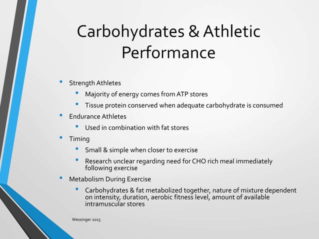 The Macronutrients' Role in Physical Performance | PPTX
