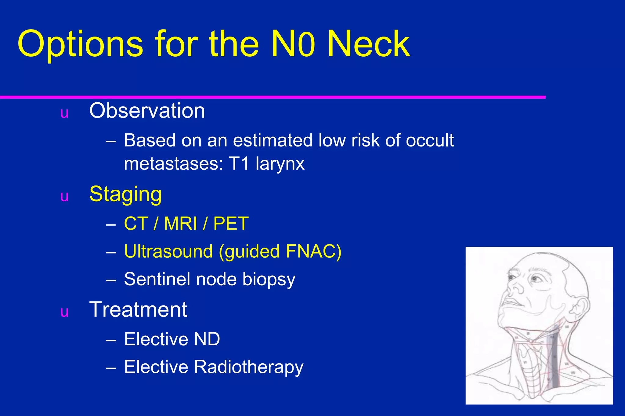Neck Node Assessment in Head and neck Cancer | PPT