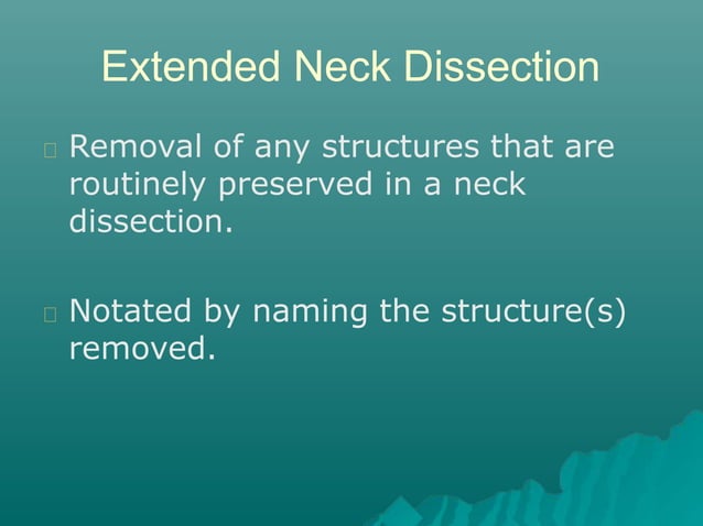 Neck Dissection | PPT