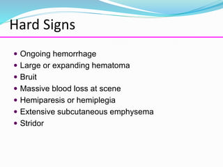 Neck trauma | PPTX