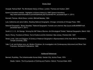 Examining and Contextualizing the Neck Coils of the Padaung Women | PPT