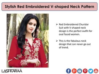 Different Neck Patterns for Churidars | PPTX