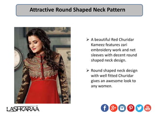 Different Neck Patterns for Churidars | PPTX