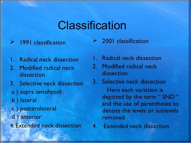 Neck dissection