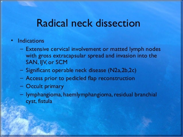 Neck dissection