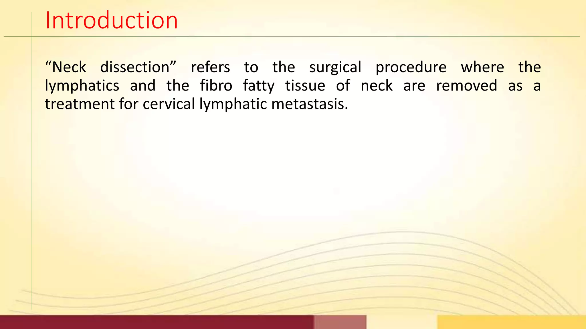 Neck dissection | PPTX