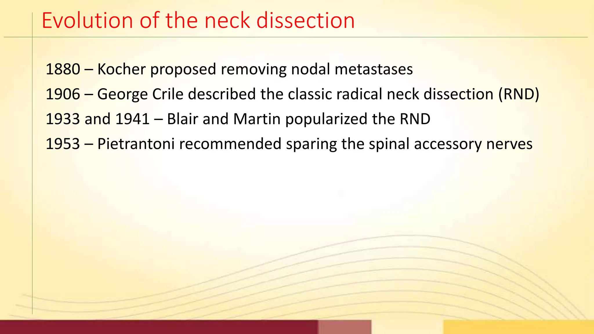 Neck dissection | PPTX