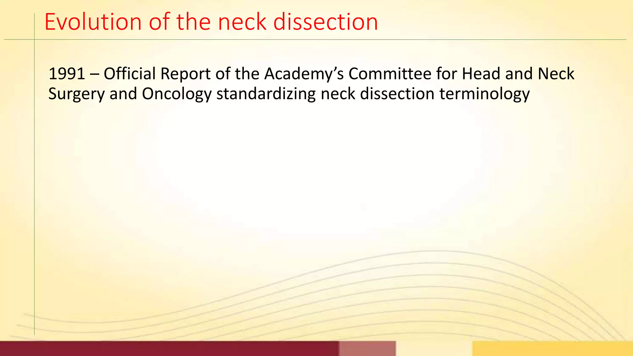 Neck dissection | PPTX