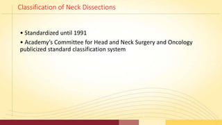 Neck dissection | PPTX