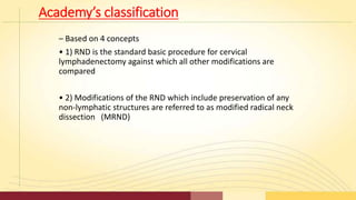 Neck dissection | PPTX