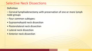 Neck dissection | PPTX