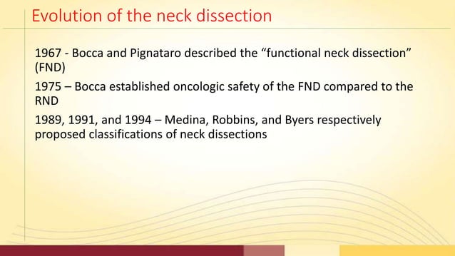 Neck dissection | PPTX