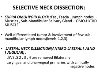Neck dissection | PPTX