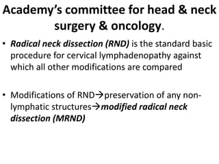 Neck dissection | PPTX