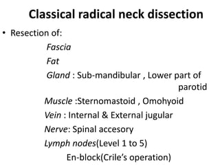 Neck dissection | PPTX