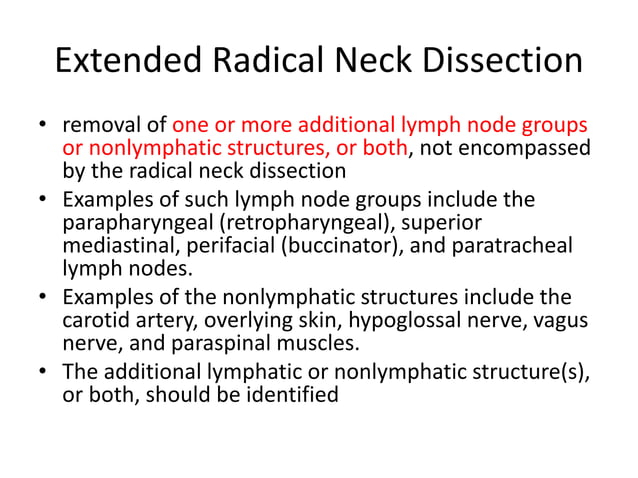 Neck dissection | PPTX
