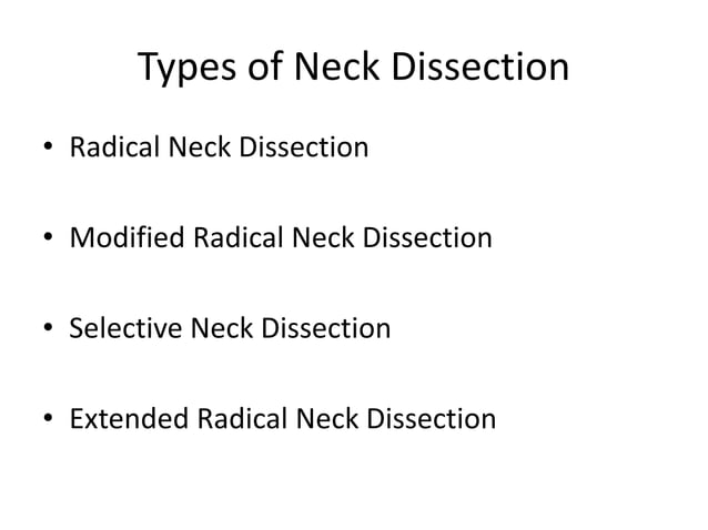 Neck dissection | PPTX