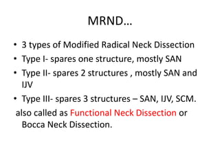 Neck dissection | PPTX