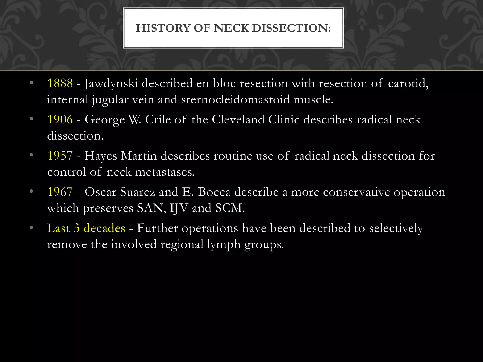 Neck dissection | PPTX