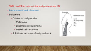 Neck dissection | PPTX
