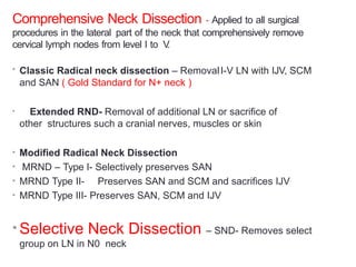 NECK DISSECTION-final (1).pptx Oral squamous cell carcinoma | PPTX