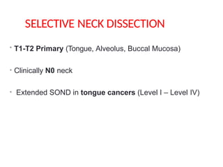 NECK DISSECTION-final (1).pptx Oral squamous cell carcinoma | PPTX