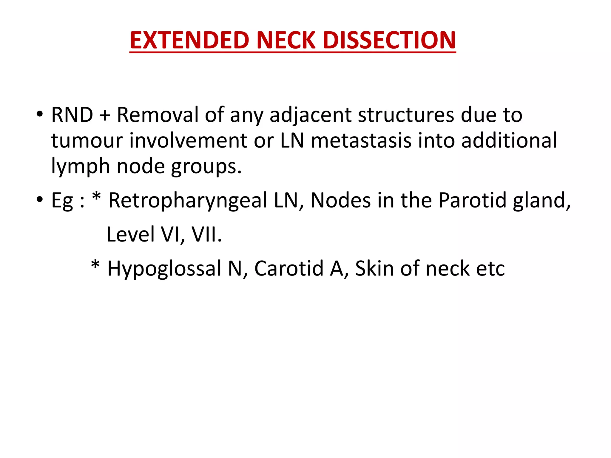 Neck dissection | PPTX