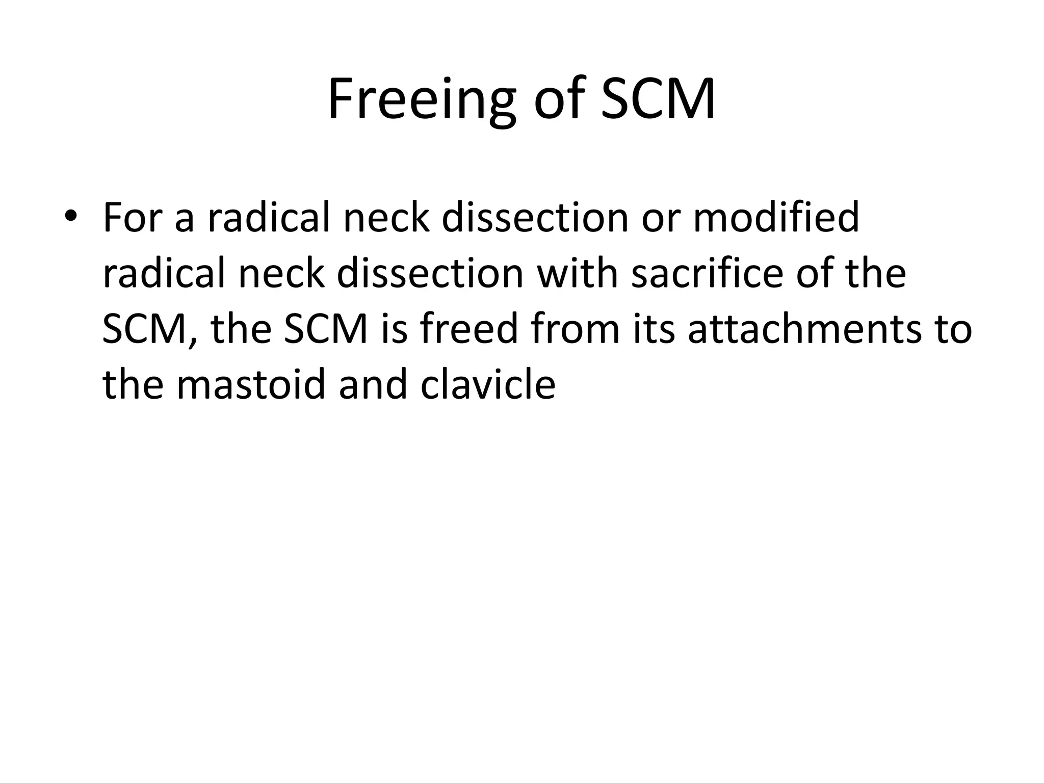Neck dissection procedure | PPTX