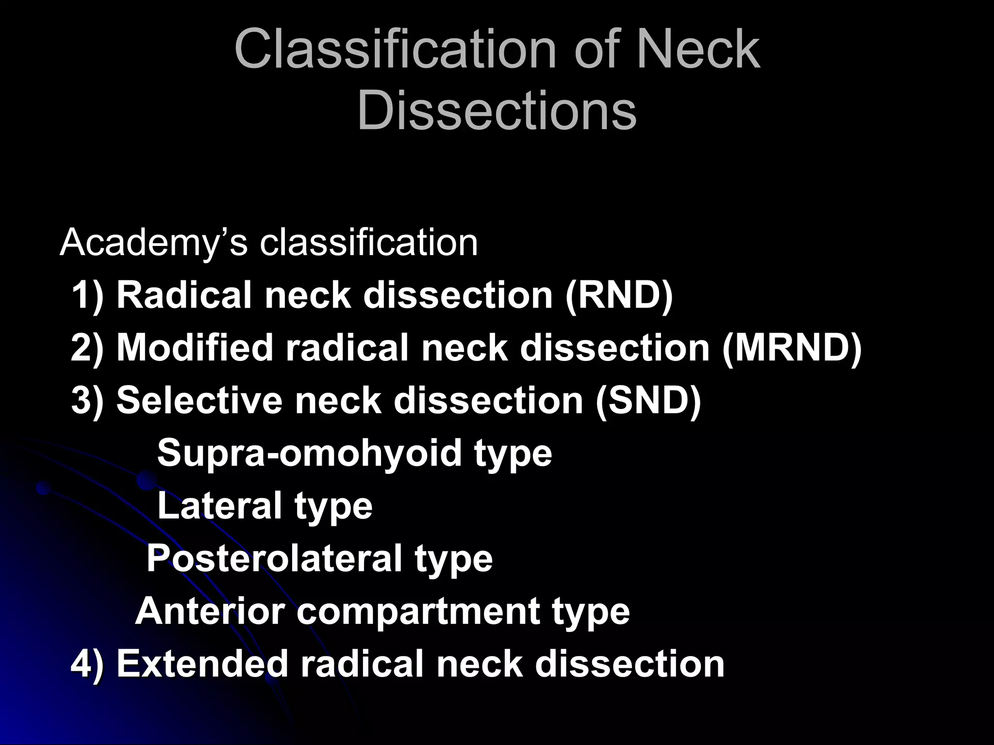 Neck Dissections | PPT