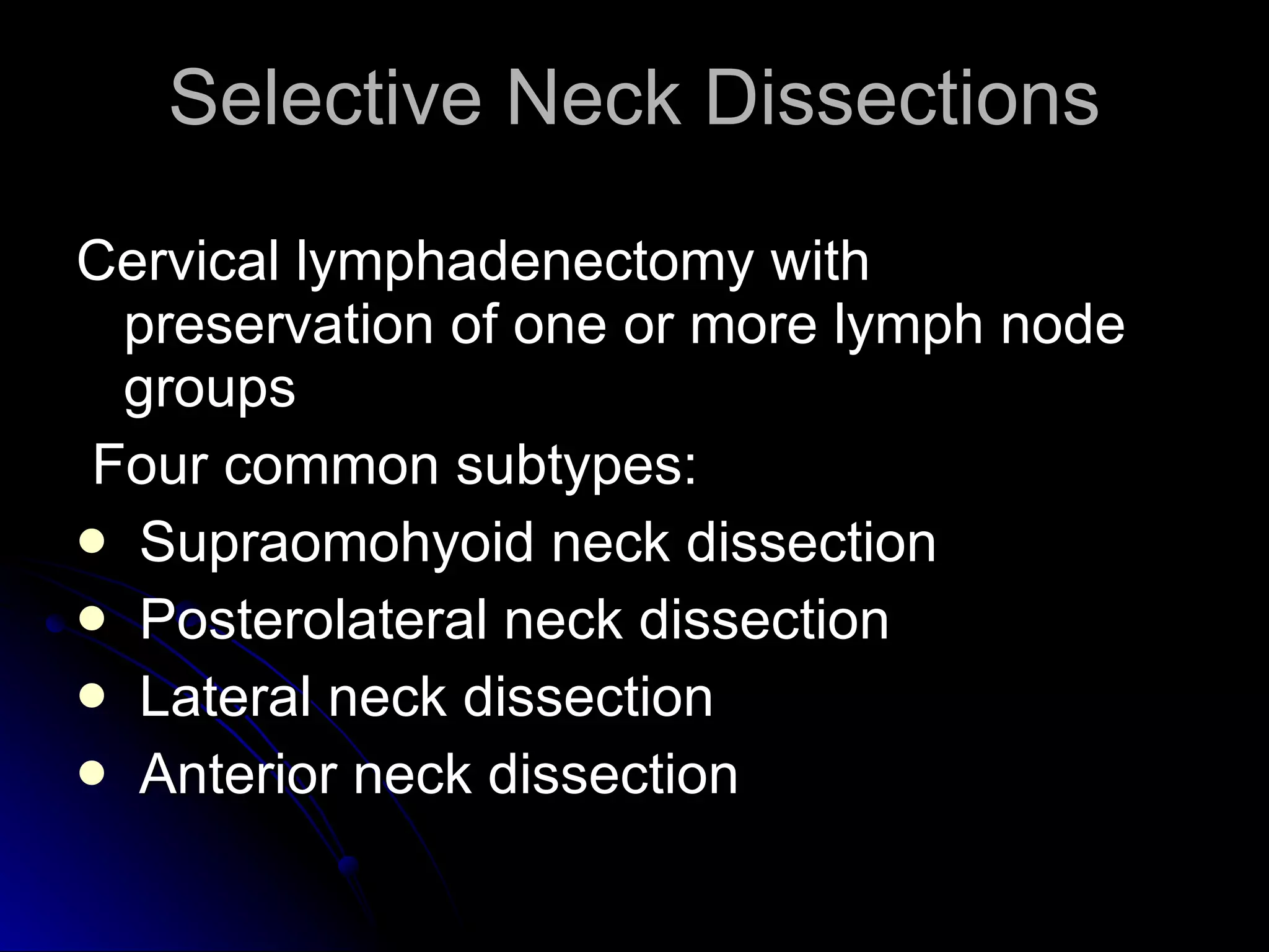 Neck Dissections | PPT