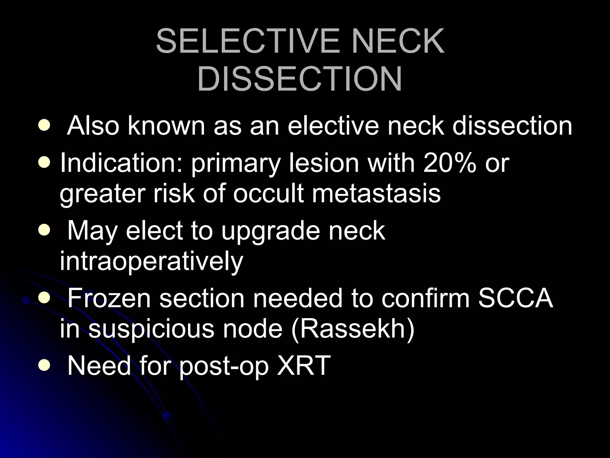 Neck Dissections | PPT