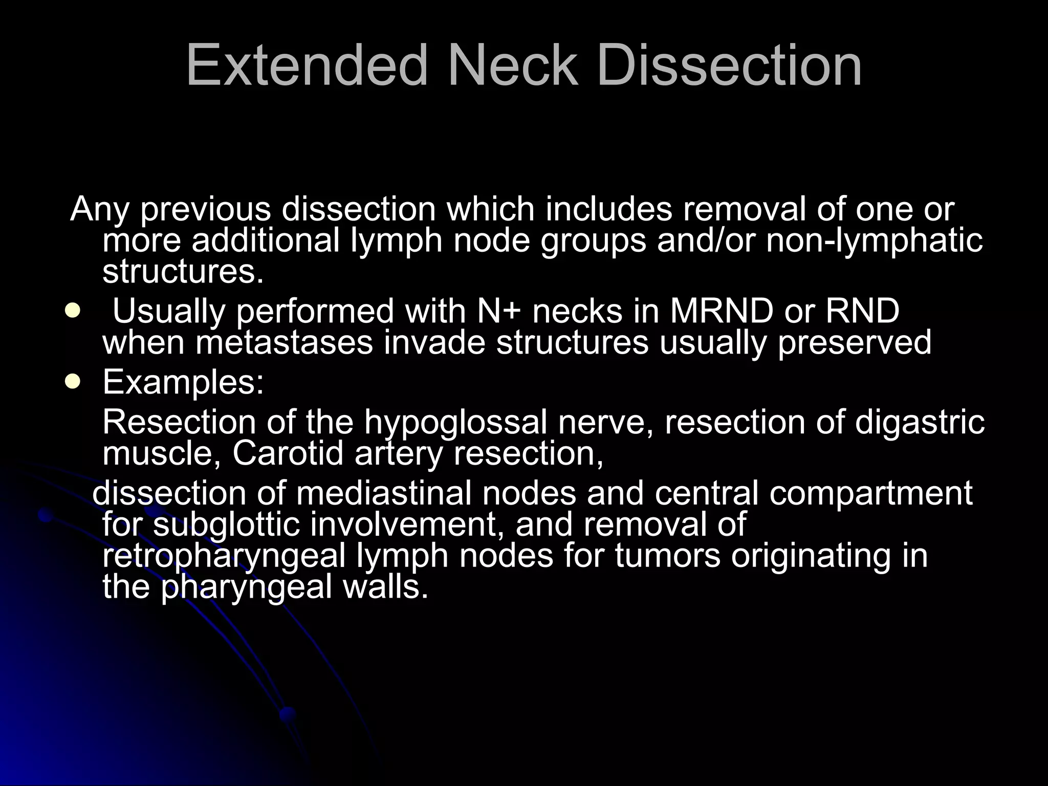 Neck Dissections | PPT