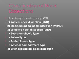 Neck dissections | PPT