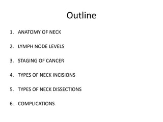 Neck dissections | PPTX