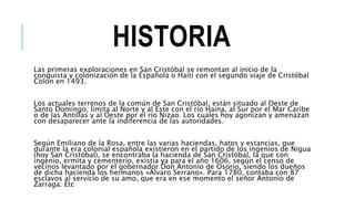 historia de san cristobal | PPTX