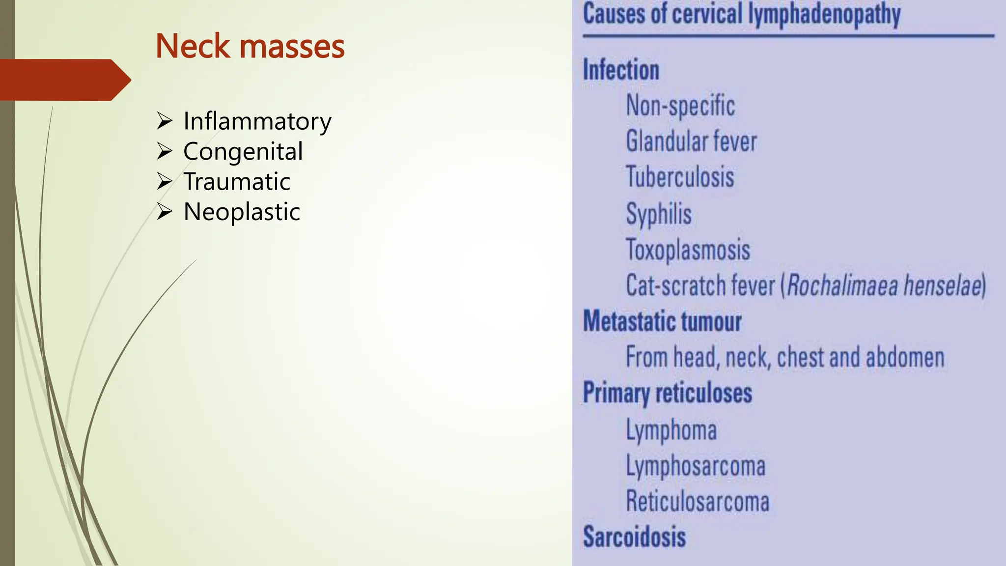 neck exam.pptx cervical lymph node examination | PPTX