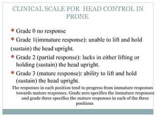 Therapeutic Technique to improve neck holding in cerebral palsy | PPT