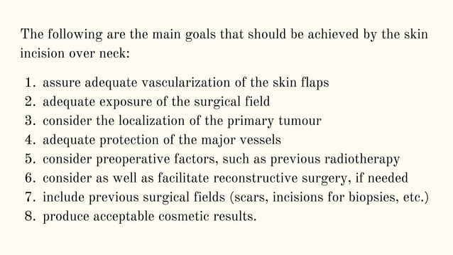 Neck incisions.pptx | Thyroid Disorders | Endocrine and Metabolic Diseases