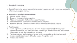 neck infections - neck infections neck infection | PDF