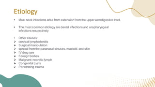 neck infections - neck infections neck infection | PDF