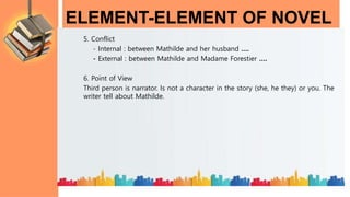 The Necklace and Elements Of Fiction | PPTX | Jewelry Making | Arts and ...