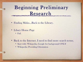 Model Research Presentation | PPT