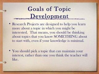 Model Research Presentation | PPT