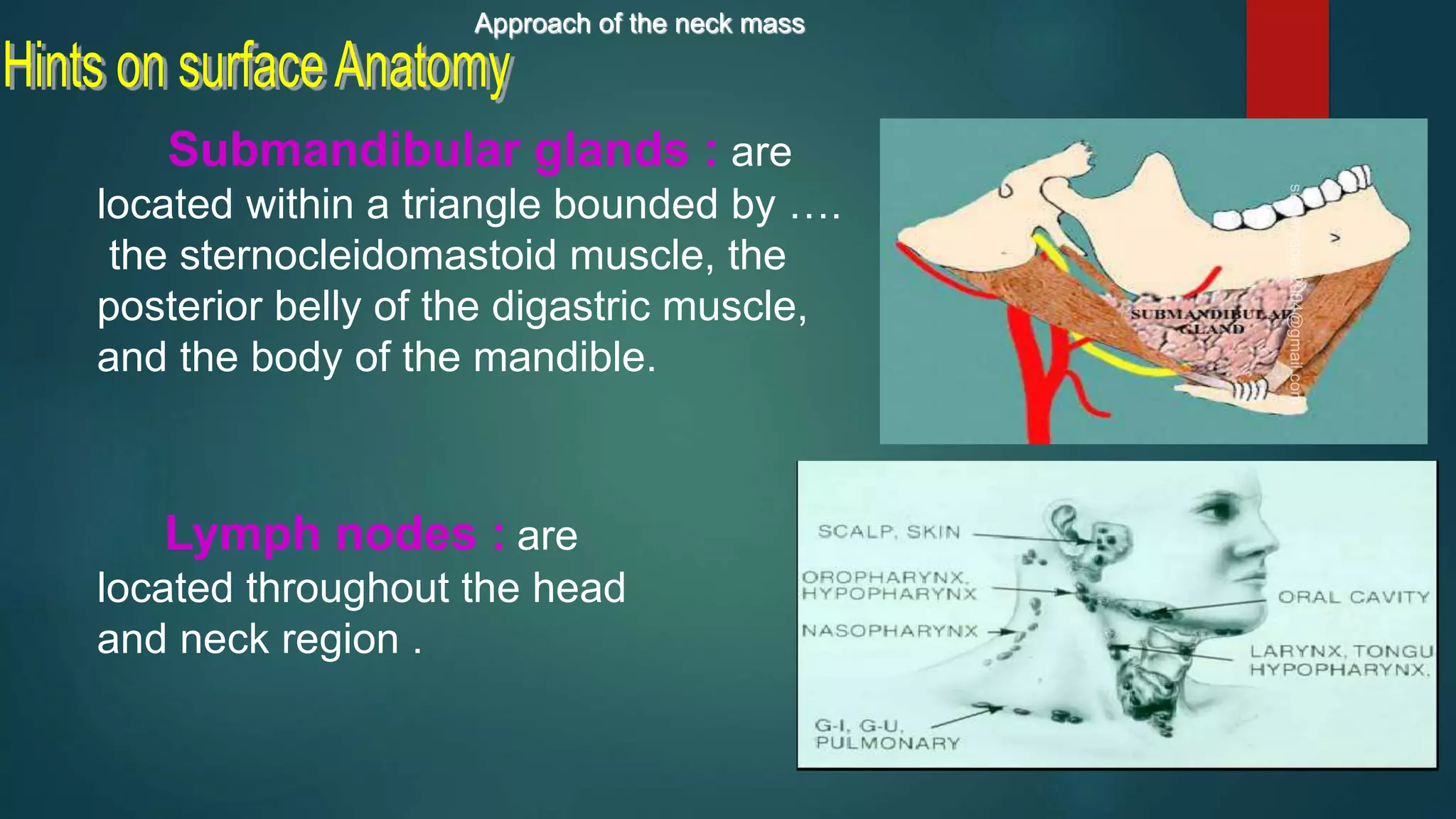 Neck mass differential diagnosis | PPTX