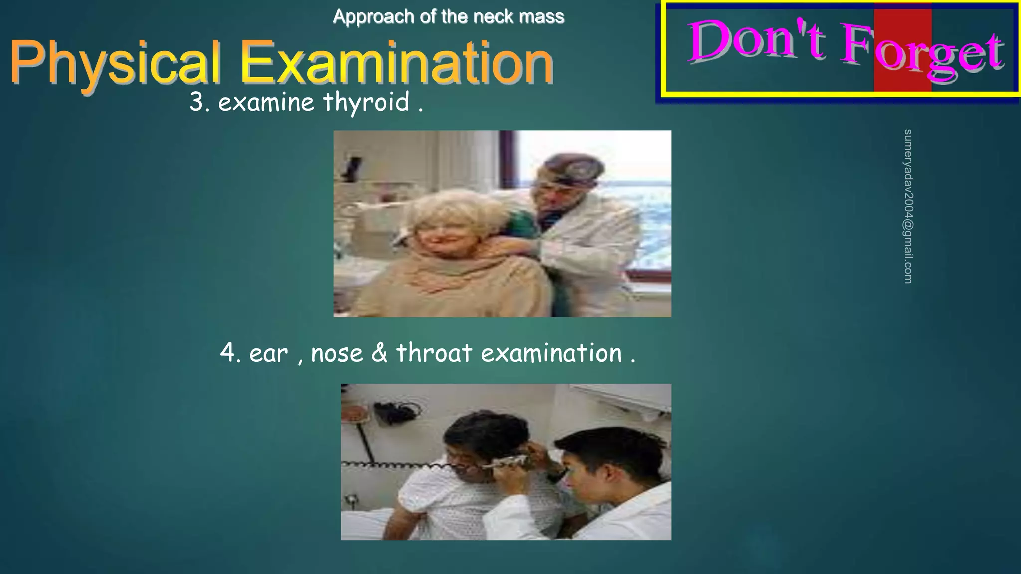 Neck mass differential diagnosis | PPTX